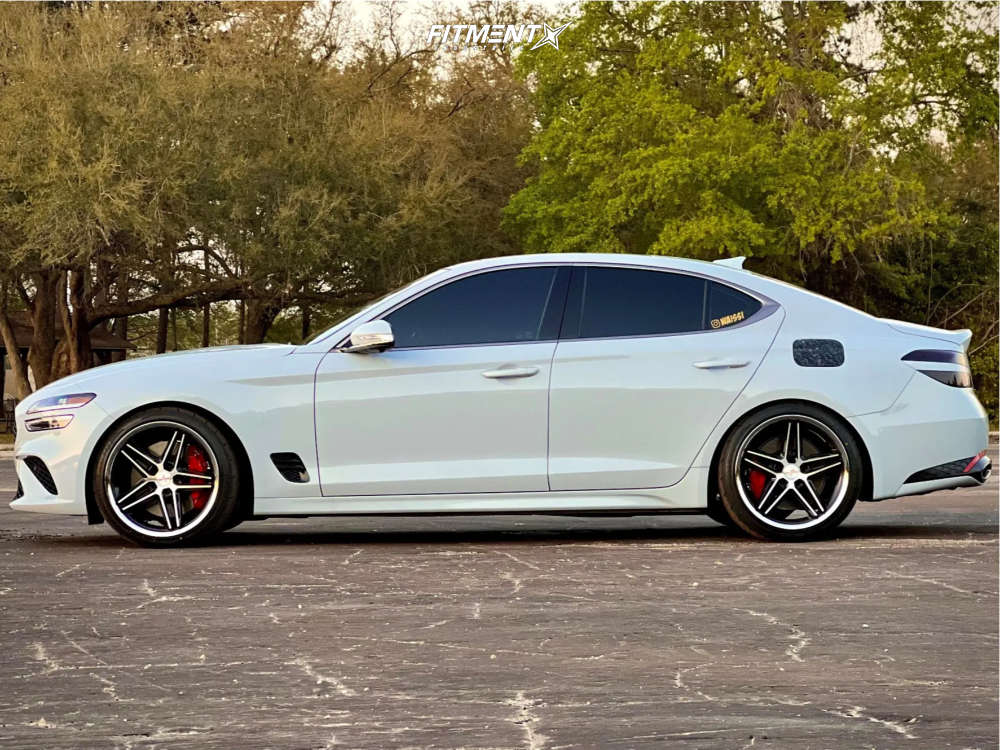 2022 Genesis G70 Sport Prestige with 19x9.5 Ferrada CM1 and Firestone ...