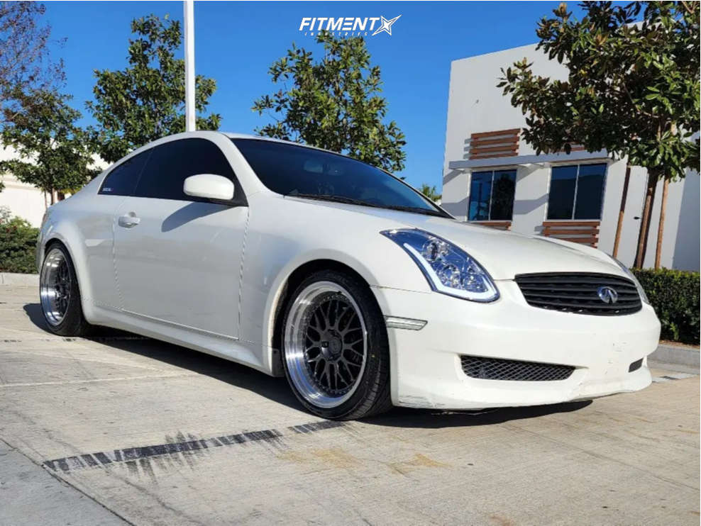 2007 INFINITI G35 Base with 19x9.5 ESR Sr01 and Delinte 245x35 on ...
