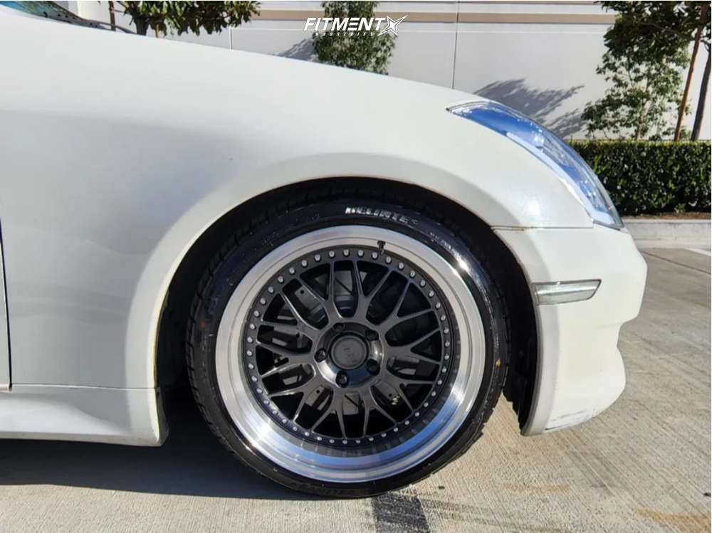 2007 INFINITI G35 Base with 19x9.5 ESR Sr01 and Delinte 245x35 on ...