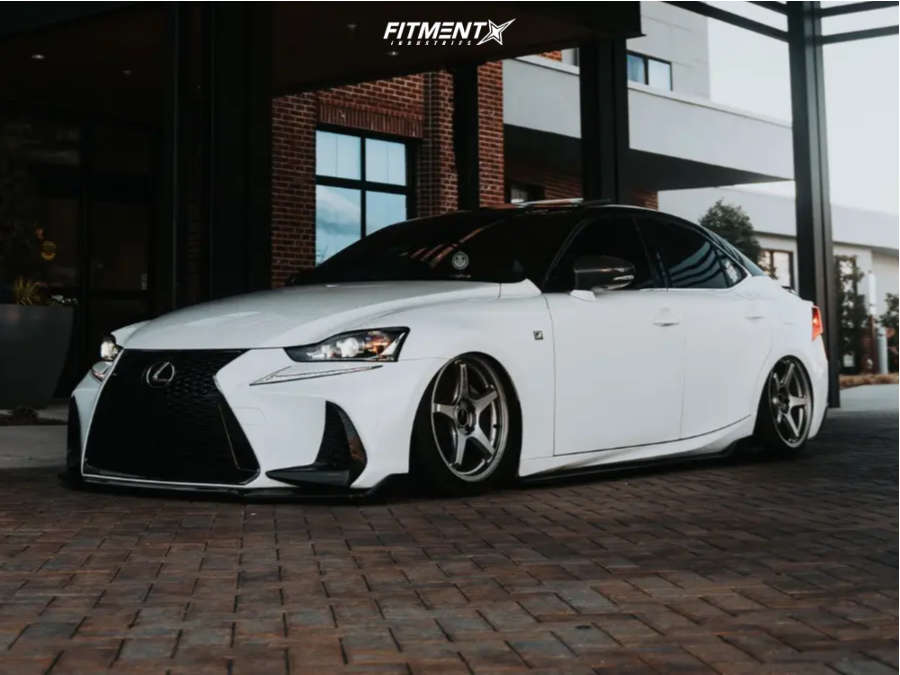 2017 Lexus IS200t F Sport with 18x8.5 Enkei Ts-5 and Nankang 225x40 on ...