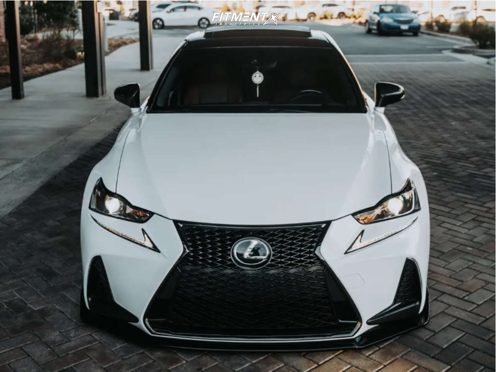 2017 Lexus IS200t F Sport with 18x8.5 Enkei Ts-5 and Nankang 225x40 on ...