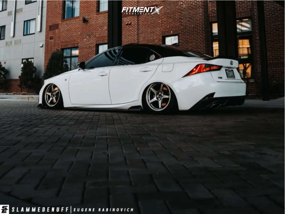 2017 Lexus IS200t F Sport with 18x8.5 Enkei Ts-5 and Nankang 225x40 on ...