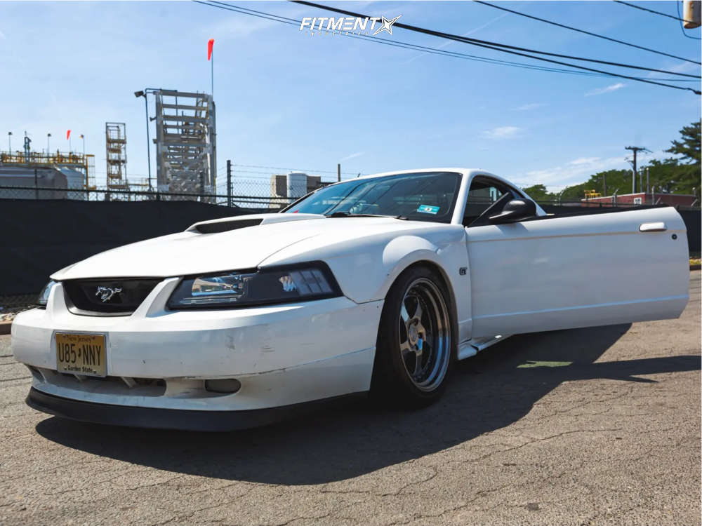 2000 Ford Mustang GT with 18x9.5 ESR Sr02 and Nitto 275x35 on Coilovers ...