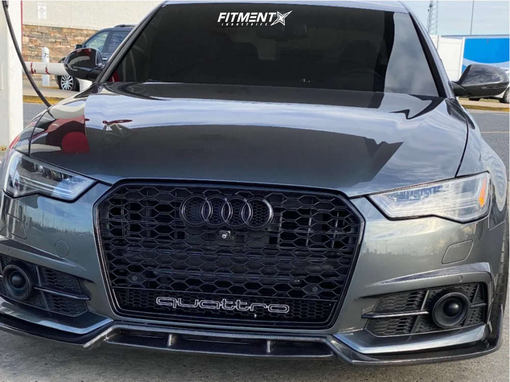 2017 Audi A6 Quattro Competition with 20x10 Japan Racing Jr20 and Michelin 255x35 on Lowering ...