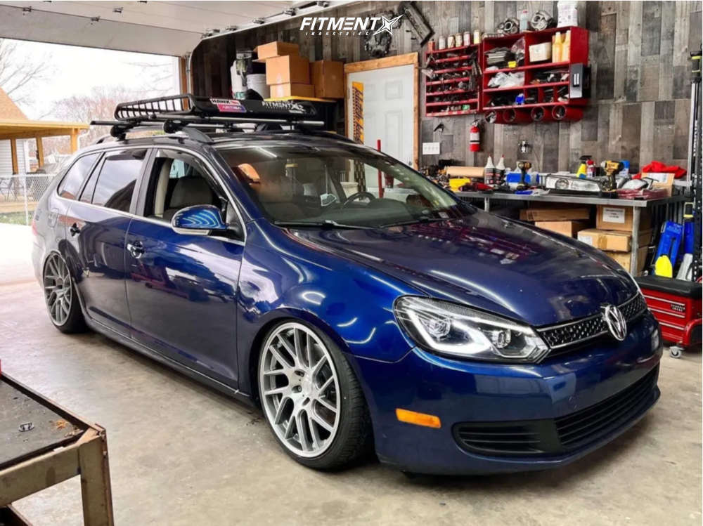 2011 Volkswagen Jetta TDI with 18x8.5 Anovia Elder and Kumho 215x35 on ...