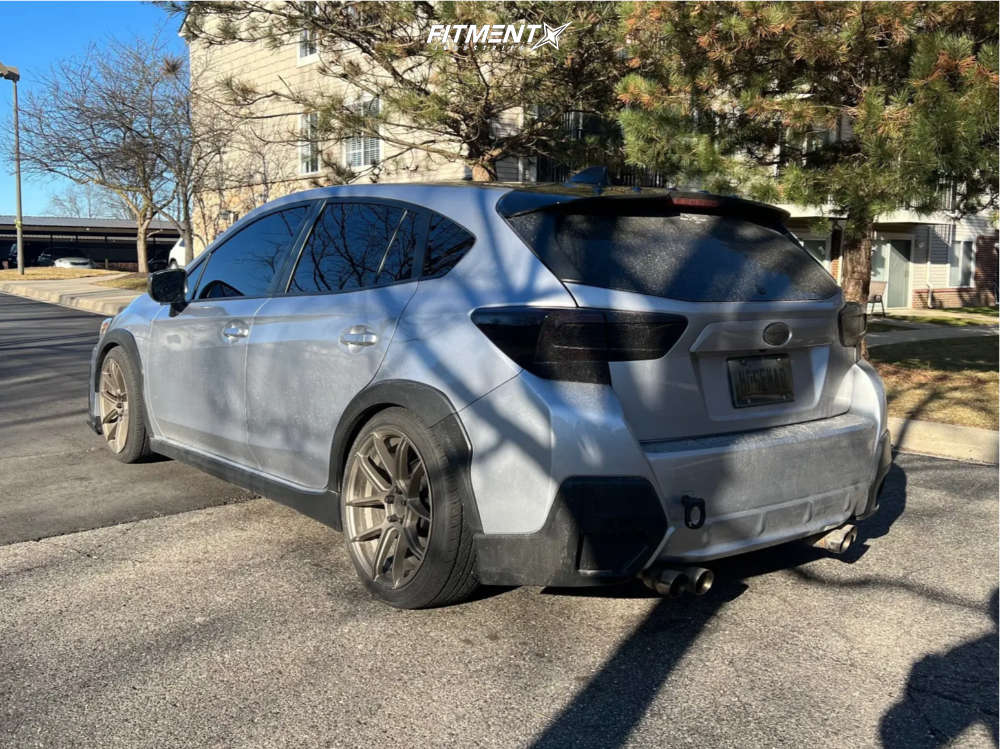 2021 Subaru Crosstrek Base with 18x8.5 AVID1 SL02 and Vercelli 225x40 ...