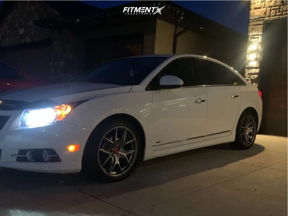 2014 Chevrolet Cruze LTZ with 18x8 Fast Wheels Fc04 and Michelin 245x45 ...