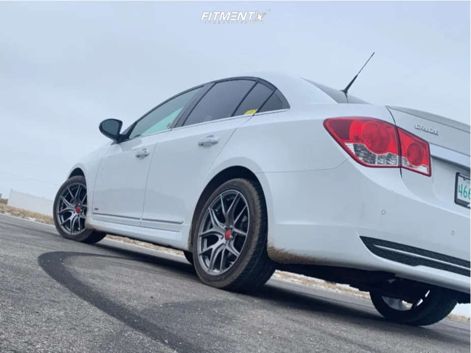 2014 Chevrolet Cruze LTZ with 18x8 Fast Wheels Fc04 and Michelin 245x45 ...