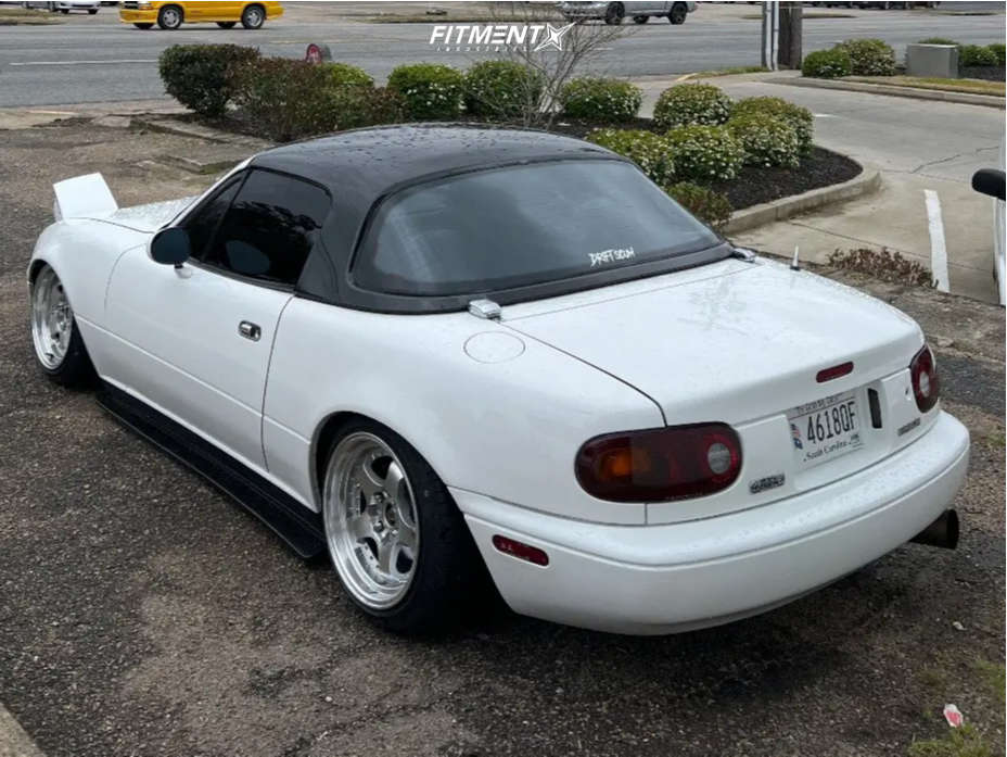 1990 Mazda Miata Base with 15x8 Aodhan Ah03 and Accelera 175x50 on Air ...
