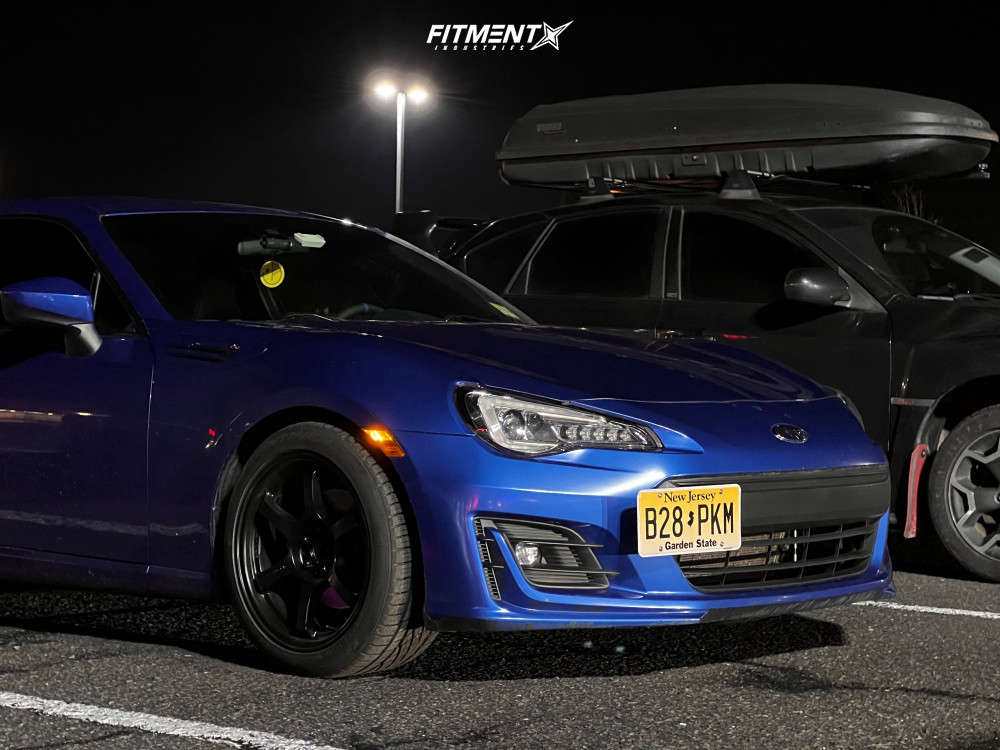 2017 Subaru BRZ Limited with 17x9 Gram Lights 57dr and Continental 245x45 on Lowering Springs ...