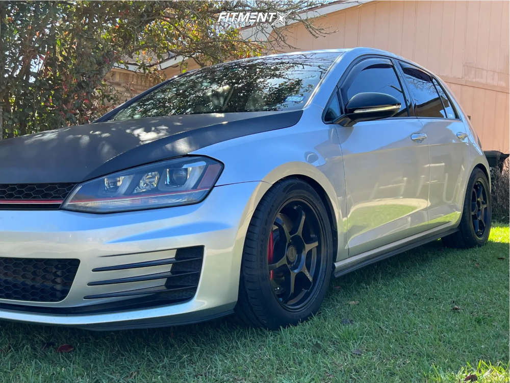 2017 Volkswagen GTI Sport with 17x8.5 Motegi Mr145 and General 245x45 ...
