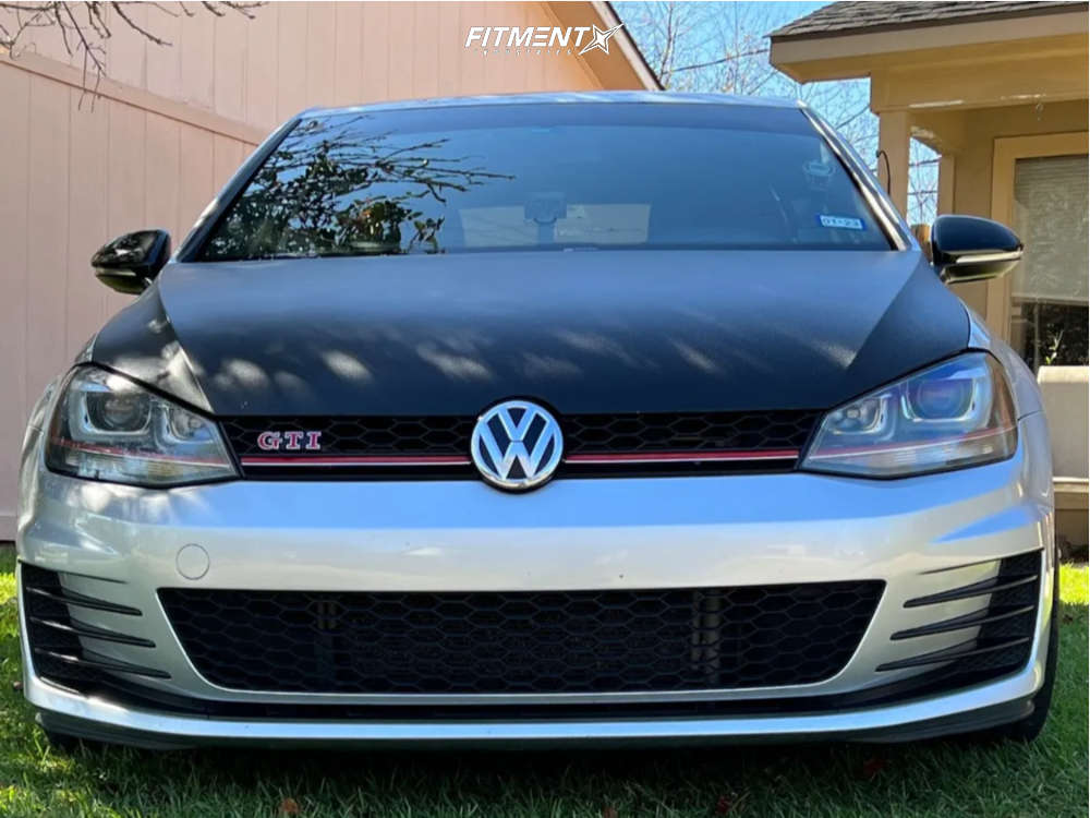 2017 Volkswagen GTI Sport with 17x8.5 Motegi Mr145 and General 245x45 ...