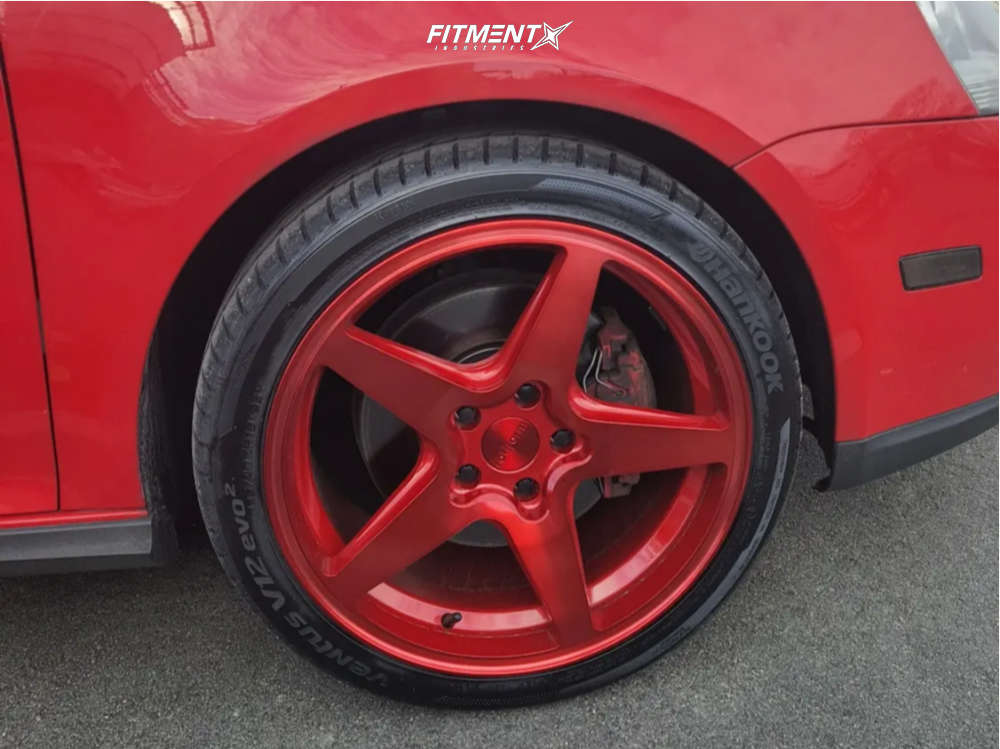 2009 Volkswagen GTI Base with 18x8.5 Rotiform Wgr and Hankook 235x40 on ...