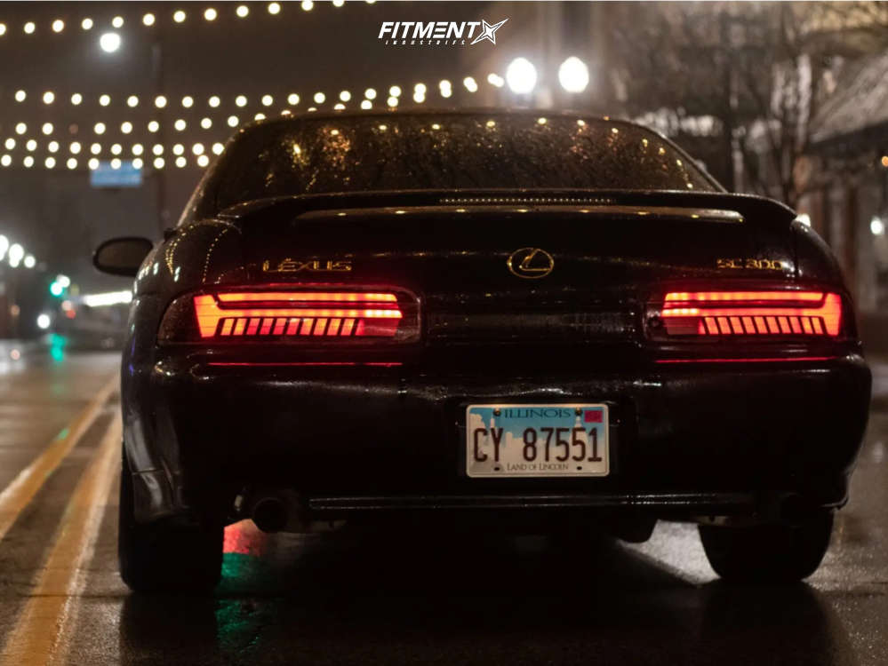 1998 Lexus SC300 Base with 18x9.5 ESM 002r and Continental 235x40 on ...