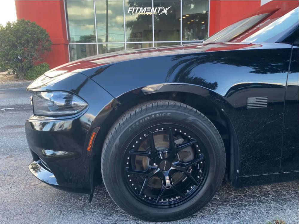2018 Dodge Charger SXT Plus with 18x8 Cratus CR105 and Goodyear 235x55 ...