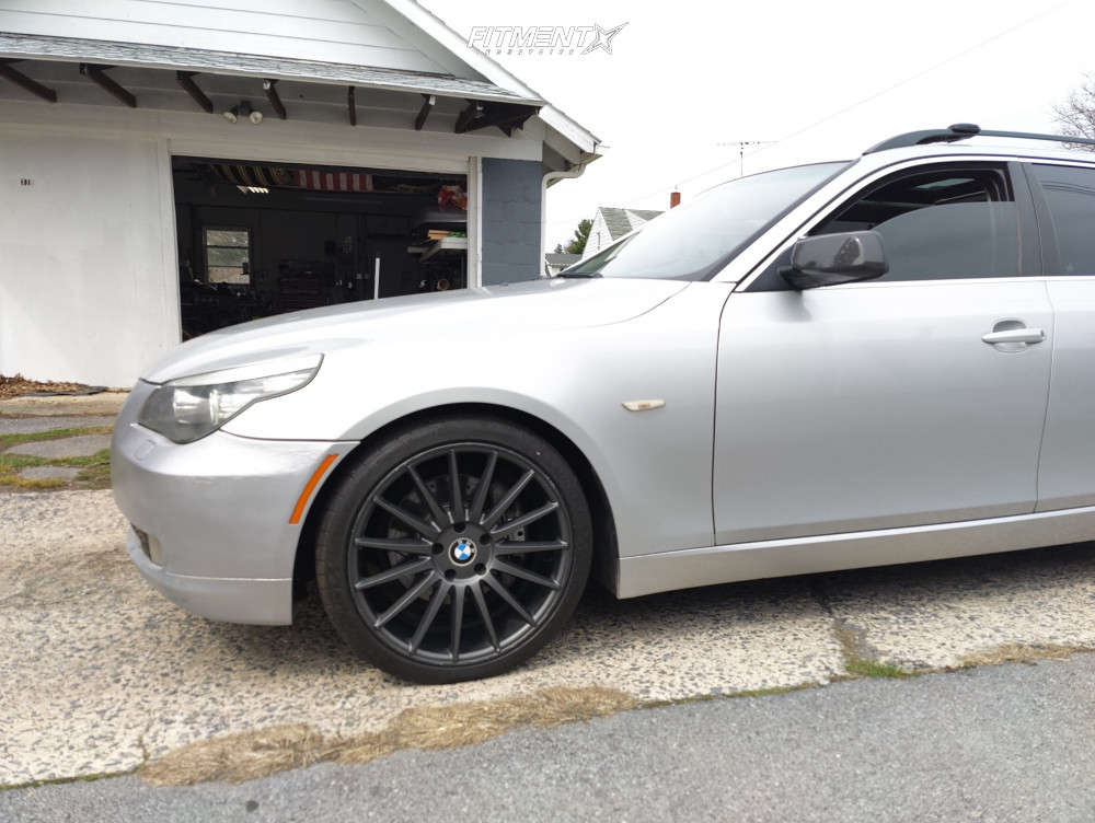 2008 BMW 535xi Base with 19x8.5 Niche Form and Michelin 245x35 on ...