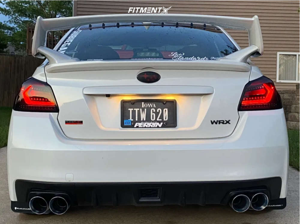 2018 Subaru WRX Base with 18x9.5 AVID1 AV27 and Goodyear 245x45 on ...