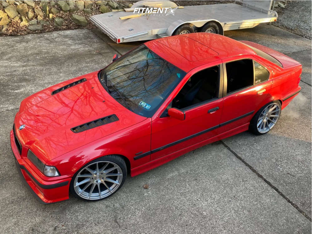 1998 BMW 328i Base with 19x9.5 MRR Gf6 and Venom Power 235x35 on ...