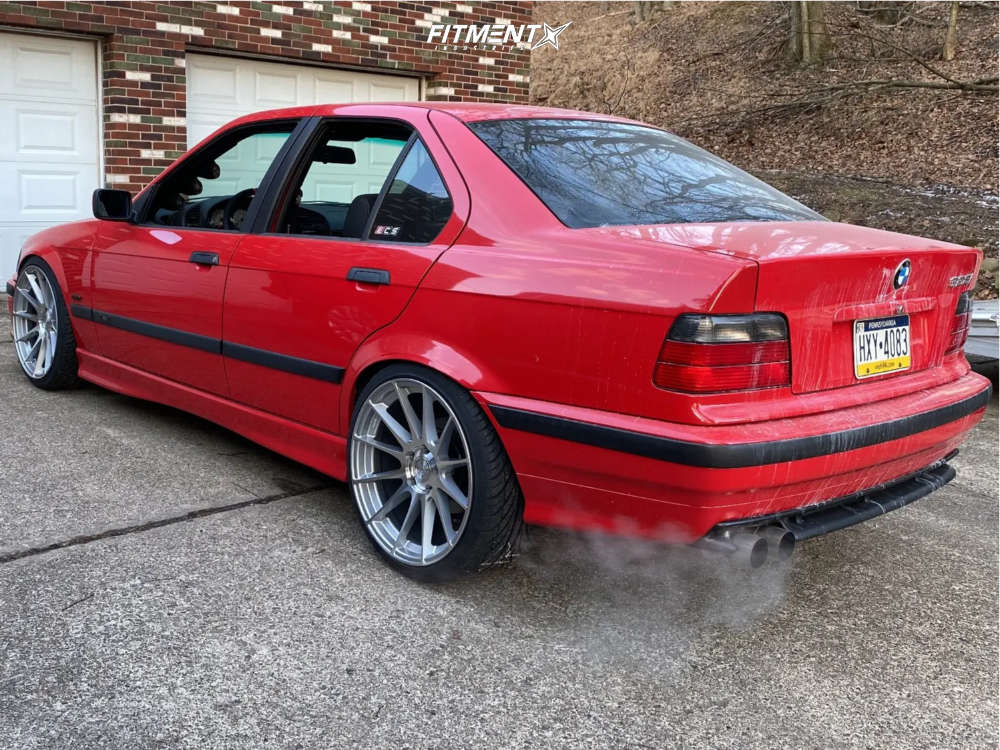 1998 BMW 328i Base with 19x9.5 MRR Gf6 and Venom Power 235x35 on ...