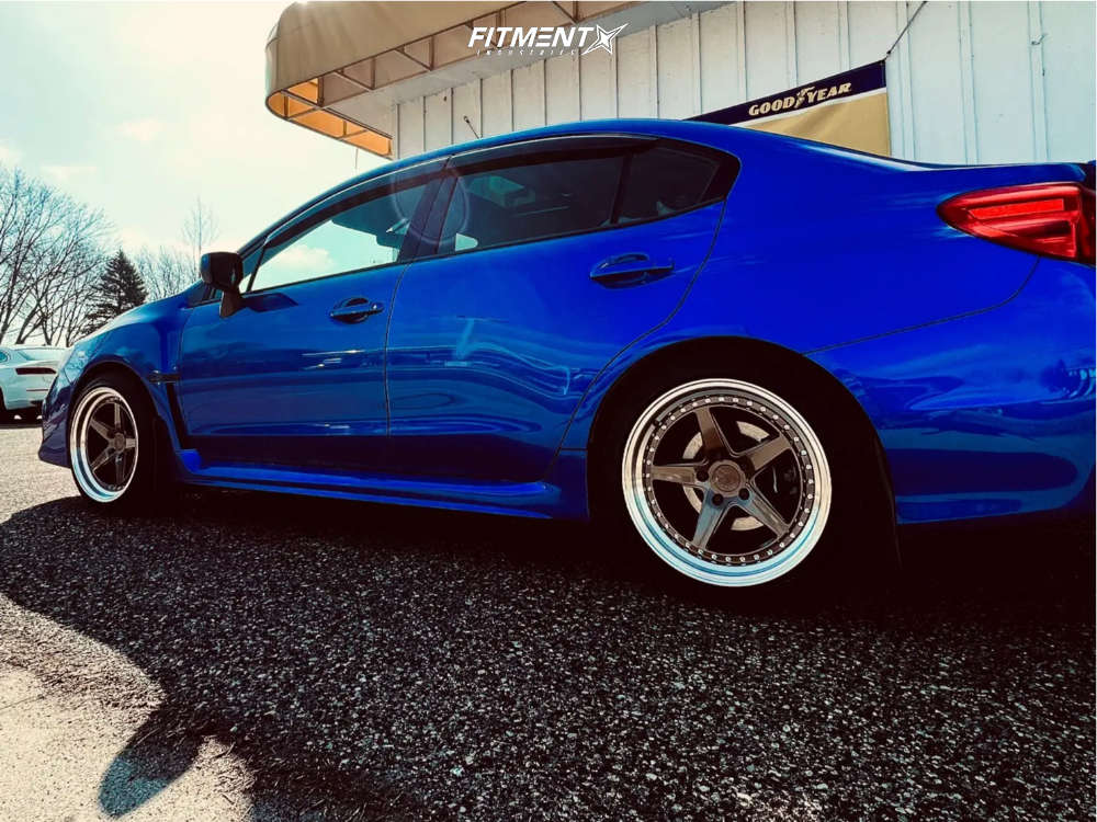 2019 Subaru WRX Limited with 18x9.5 Aodhan Ds05 and Dunlop 245x40 on ...