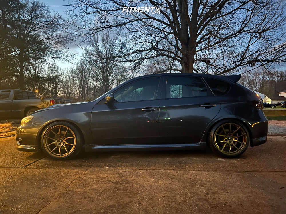 2009 Subaru Impreza WRX Premium with 18x9.5 Option Lab R716 and ...