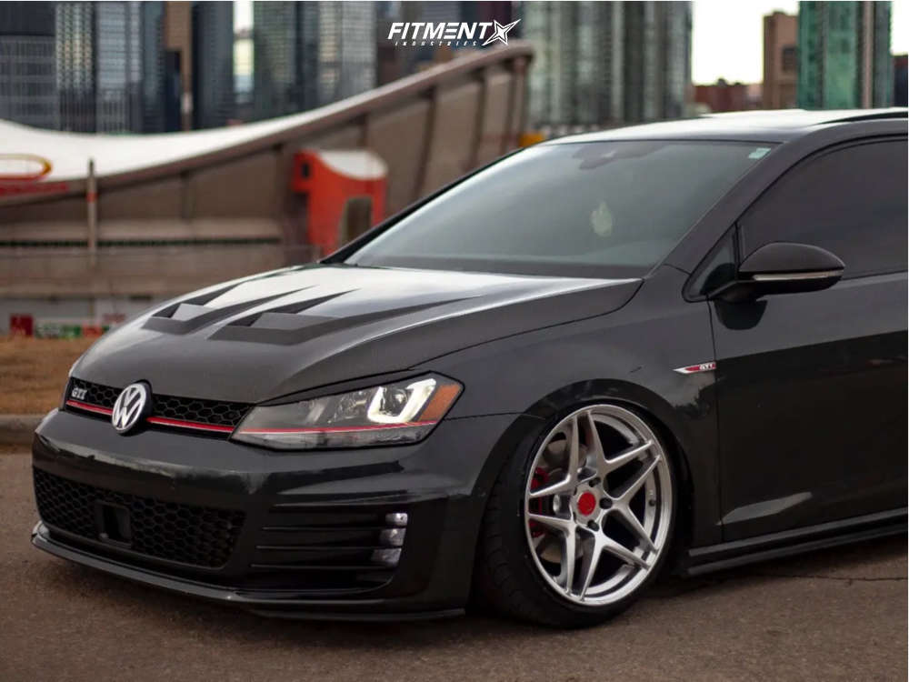 2017 Volkswagen GTI Autobahn with 18x9.5 Kansei Astro and Nitto 215x40 ...