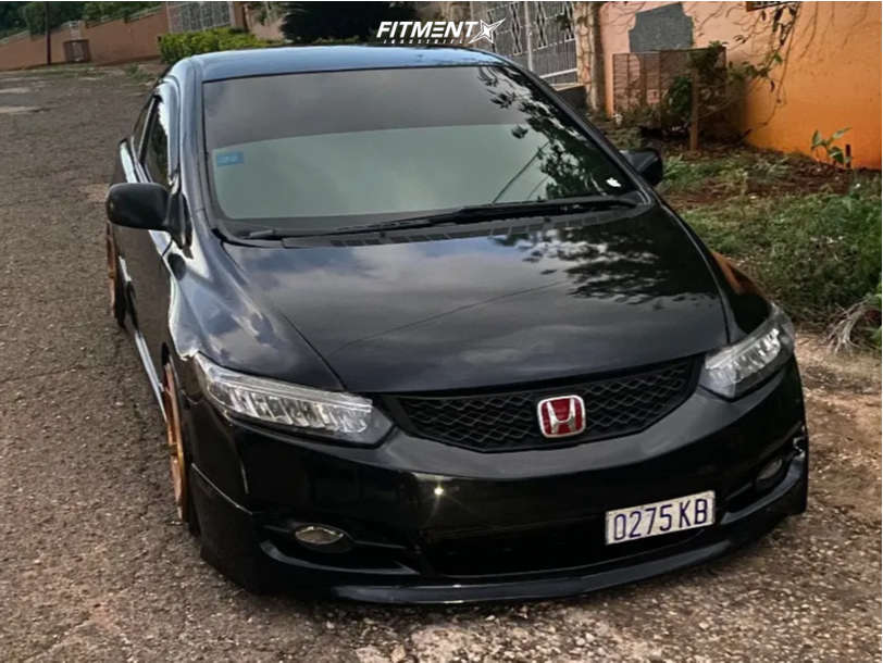 2007 Honda Civic DX with 17x9 STR STR 521 and Triangle 205x40 on ...
