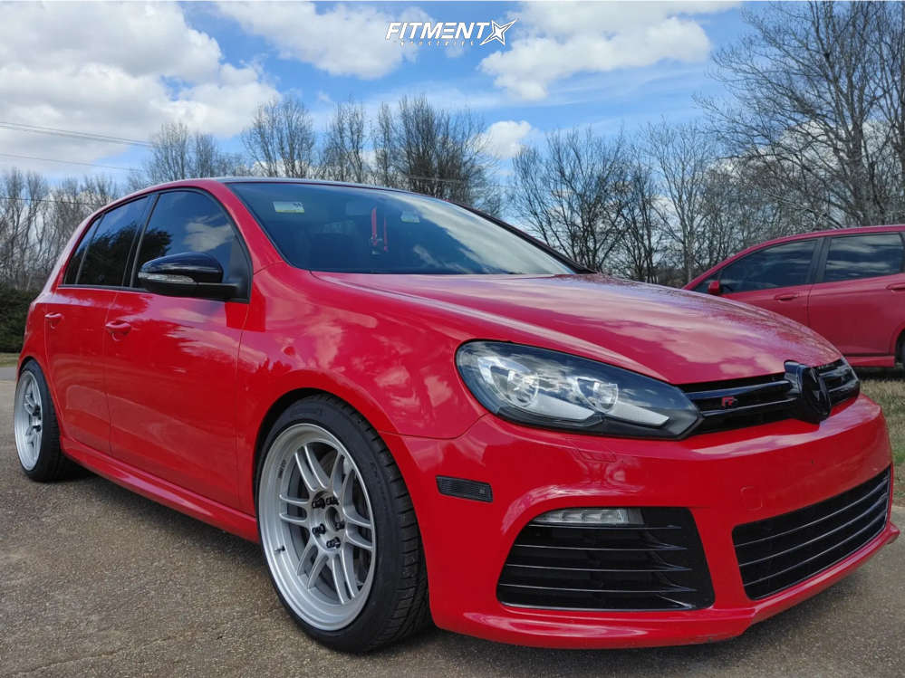 2013 Volkswagen Golf R Base with 18x9 Enkei Rpf1 and Continental 225x45 ...