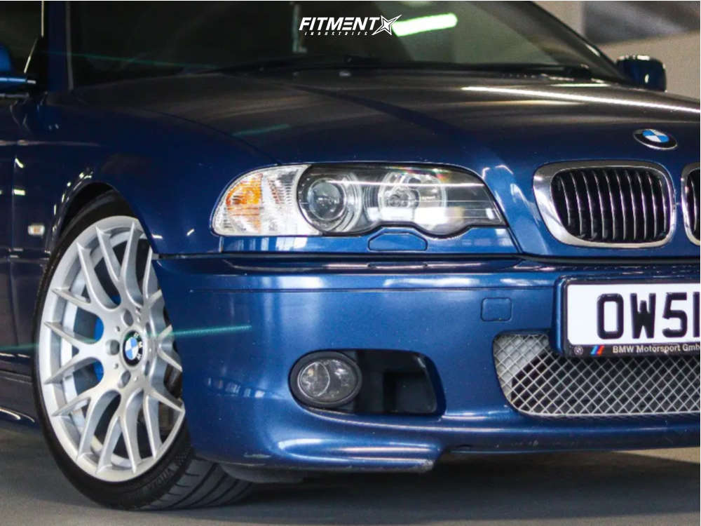 2001 BMW 330Ci Base with 18x8.5 Avant Garde M359 and Pirelli 225x40 on ...