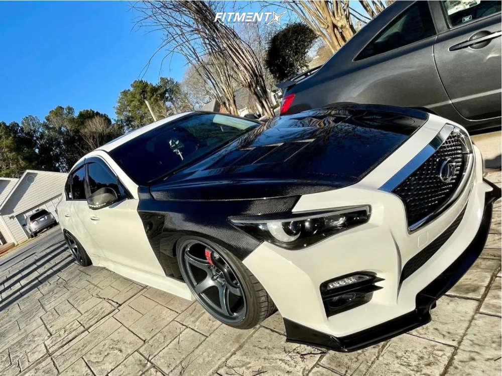 2017 INFINITI Q50 Sport with 19x10.5 Gram Lights 57cr and Achilles ...