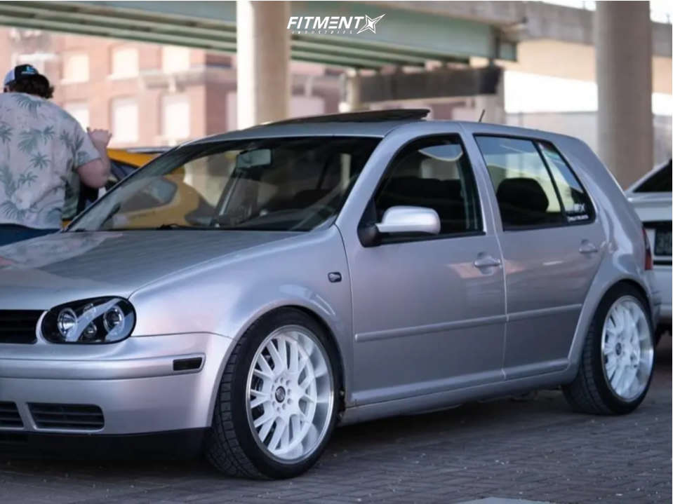 2003 Volkswagen Golf GLS with 18x8.5 Shift Crank and Continental 225x40 ...