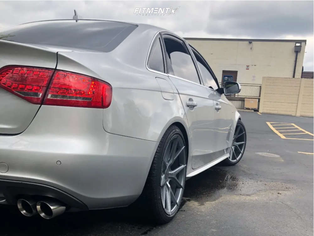 2011 Audi S4 Base with 19x9.5 Verde Axis and Lexani 255x35 on Lowering ...