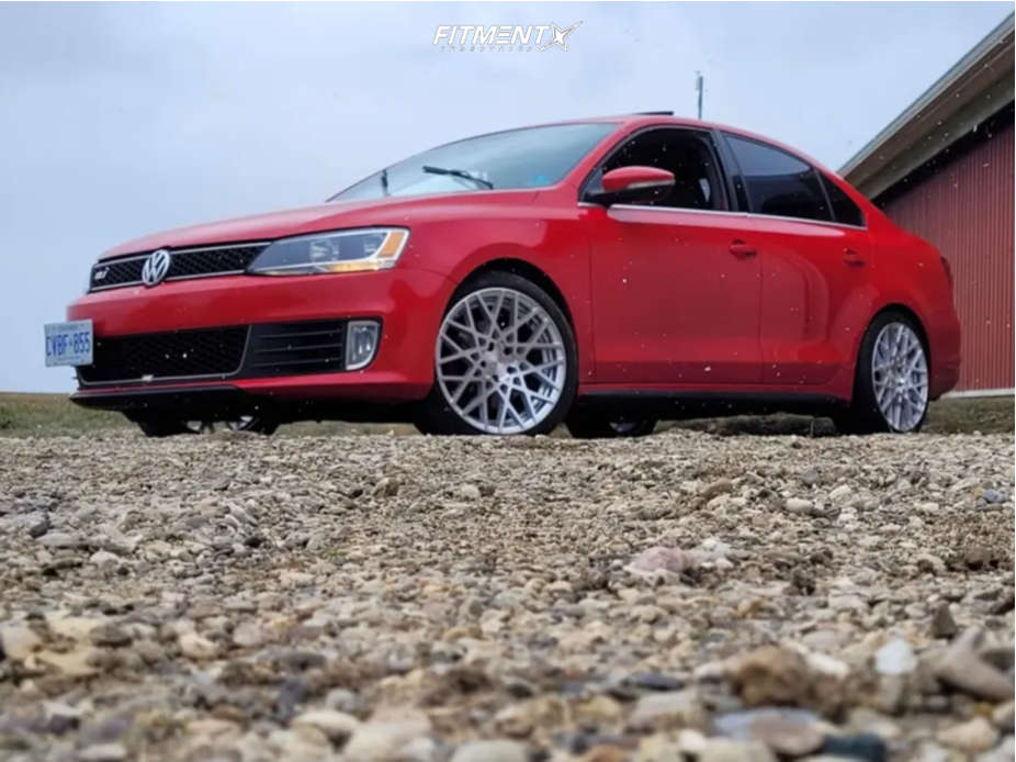 2012 Volkswagen Jetta GLI with 18x8.5 Rotiform Blq and Continental ...