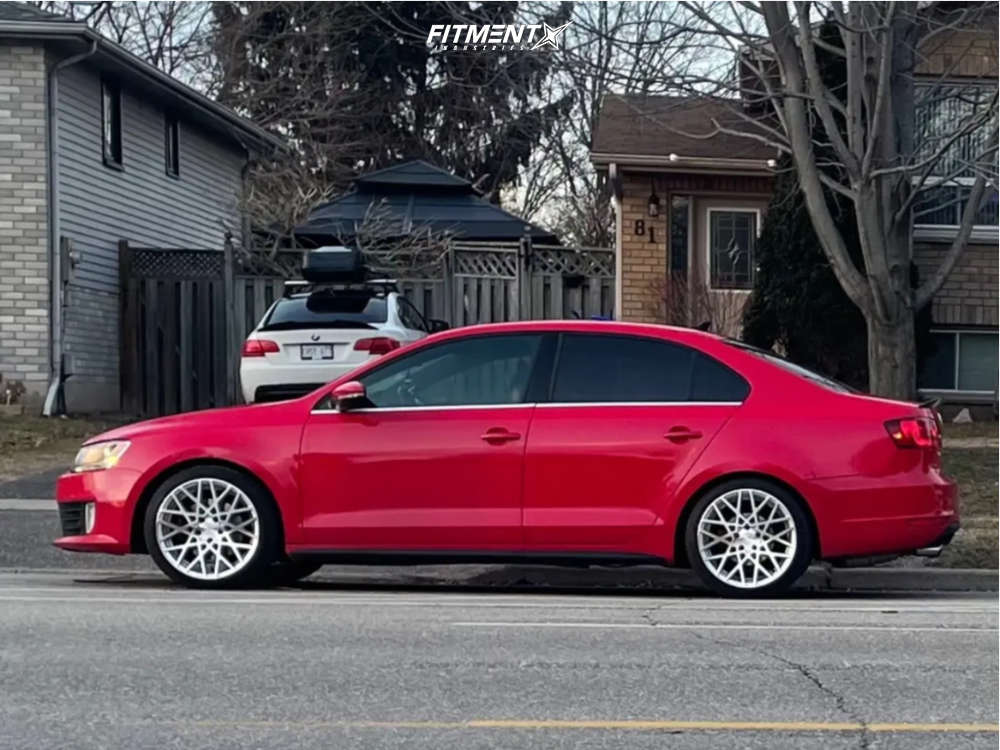 2012 Volkswagen Jetta GLI with 18x8.5 Rotiform Blq and Continental ...
