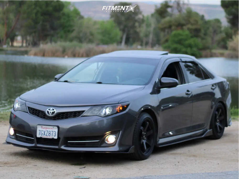 2014 Toyota Camry SE with 18x8.5 AVID1 AV6 and Ironman 225x40 on ...