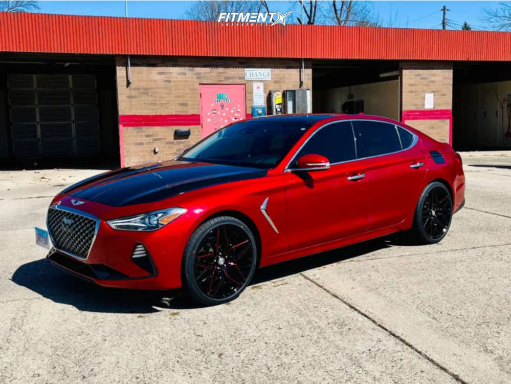 2019 Genesis G70 Advanced with 20x8.5 Shift Spring and Lexani 245x35 on ...