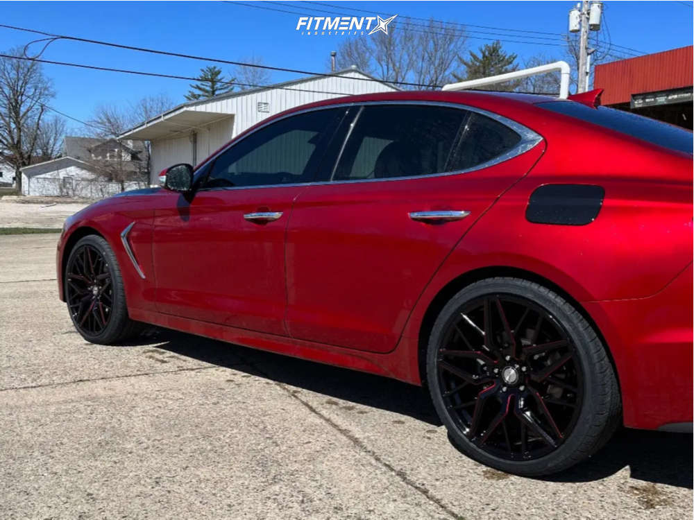 2019 Genesis G70 Advanced with 20x8.5 Shift Spring and Lexani 245x35 on ...
