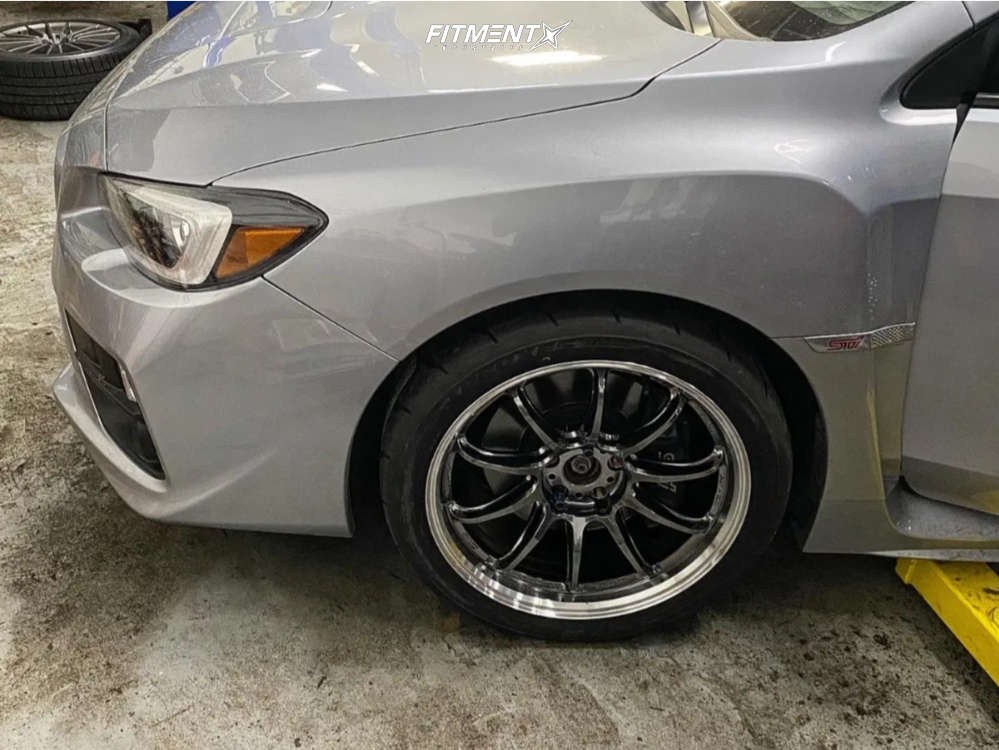 2017 Subaru WRX STI Base with 18x9.5 Work Emotion Zr10 and Toyo Tires 265x35 on Coilovers ...