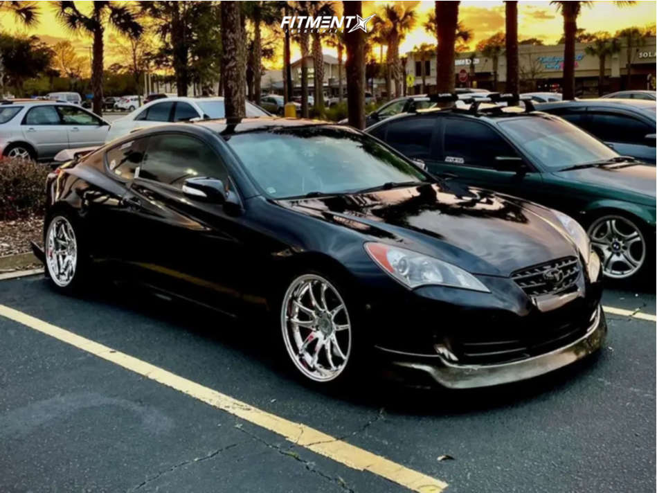 2012 Hyundai Genesis Coupe 3.8 R-Spec with 19x9.5 Aodhan Ds02 and ...