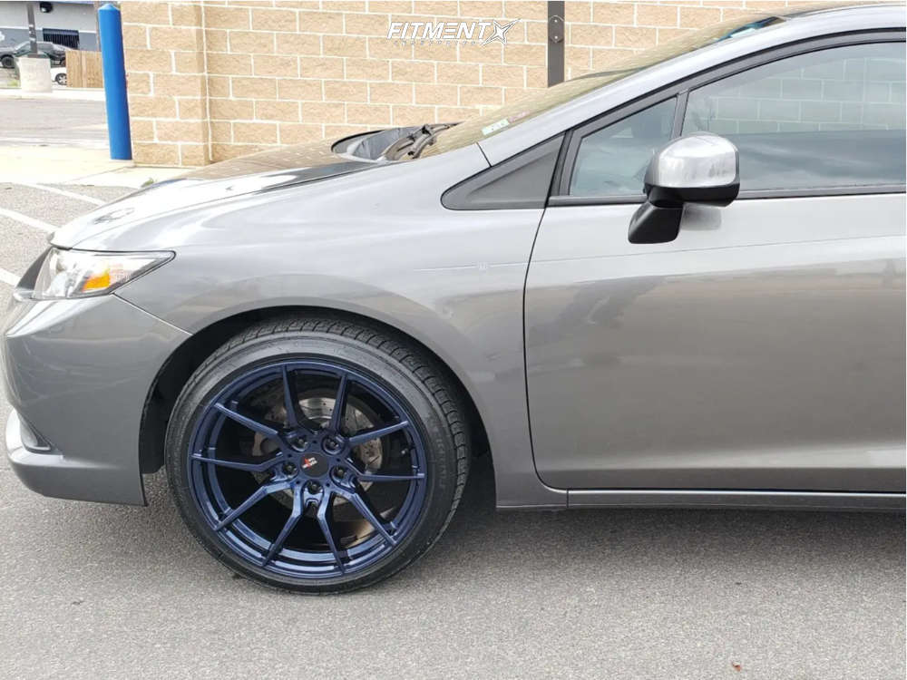 2012 Honda Civic LX with 18x9.5 Option Lab R716 and Michelin 225x40 on ...