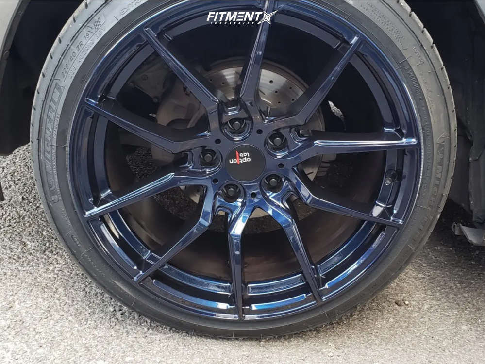 2012 Honda Civic LX with 18x9.5 Option Lab R716 and Michelin 225x40 on ...