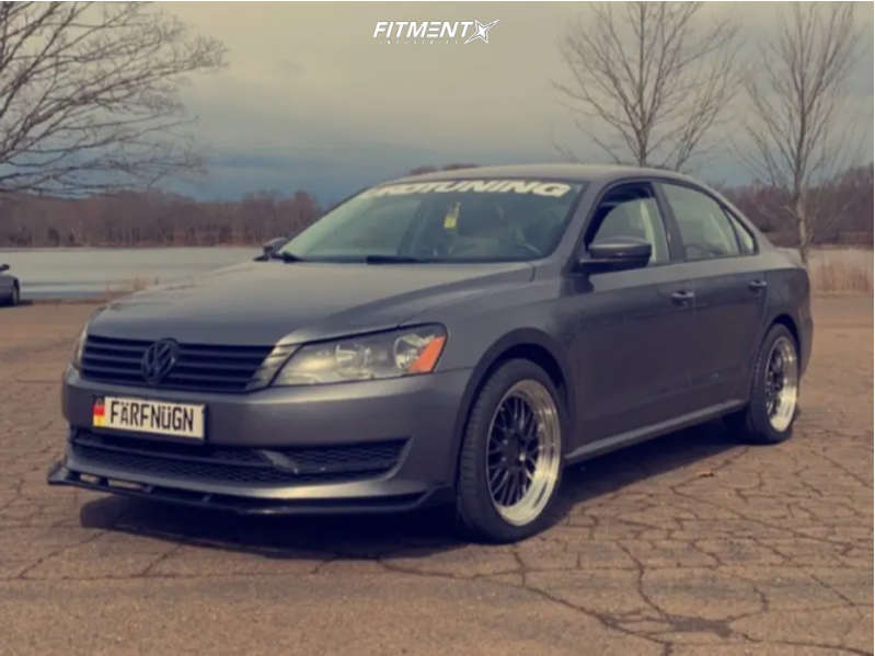 2015 Volkswagen Passat S with 19x8.5 ESR SR05 and Cooper 235x60 on Stock Suspension | 2172943 ...