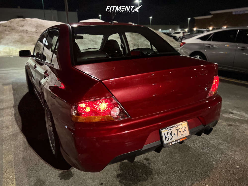 2003 Mitsubishi Lancer Evolution with 18x9.5 Enkei Nt03m and Nitto ...