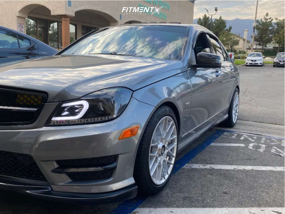 2012 Mercedes-Benz C250 Luxury with 17x8 Rotiform Rse and Pirelli ...
