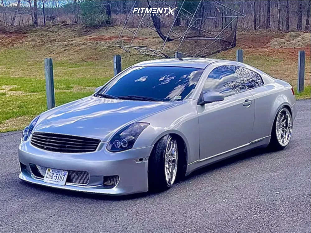 2003 INFINITI G35 Base with 19x9.5 Aodhan Ds02 and Firestone 235x35 on ...