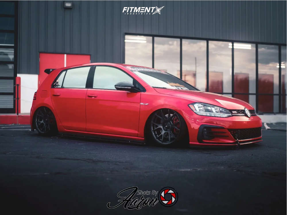 2019 Volkswagen GTI S with 18x8.5 Konig Ampliform and Lionhart 215x35 ...