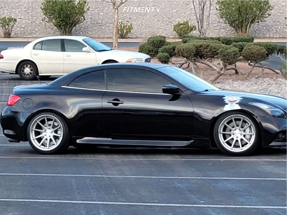 2013 INFINITI G37 IPL with 19x10.5 Ferrada FR4 and Yokohama 245x40 on ...