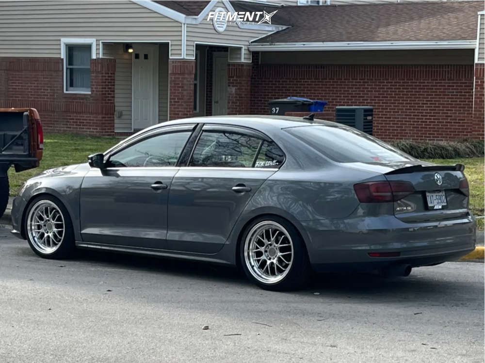 2017 Volkswagen Jetta SE with 18x8.5 F1R F21 and Vercelli 225x40 on ...