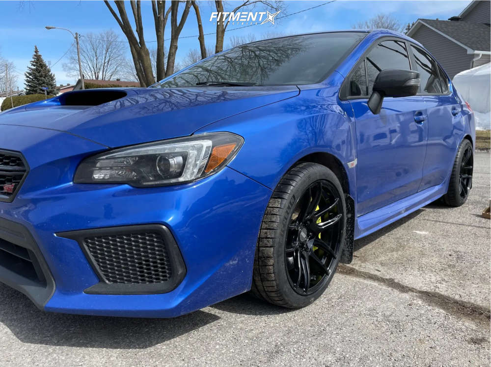 2018 Subaru WRX STI Base with 18x9.5 ESR Cs8 and Michelin 265x35 on ...