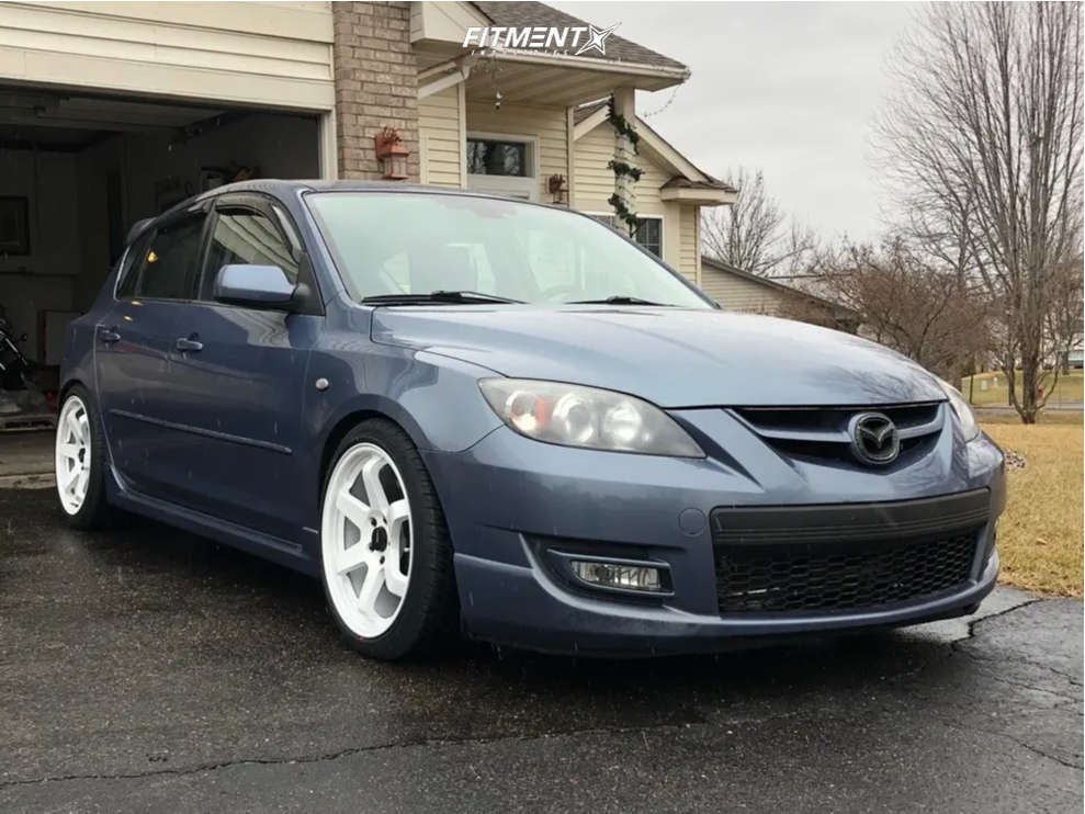 2007 Mazda 3 Mazdaspeed with 18x8.5 AVID1 AV6 and Vercelli 245x40 on ...